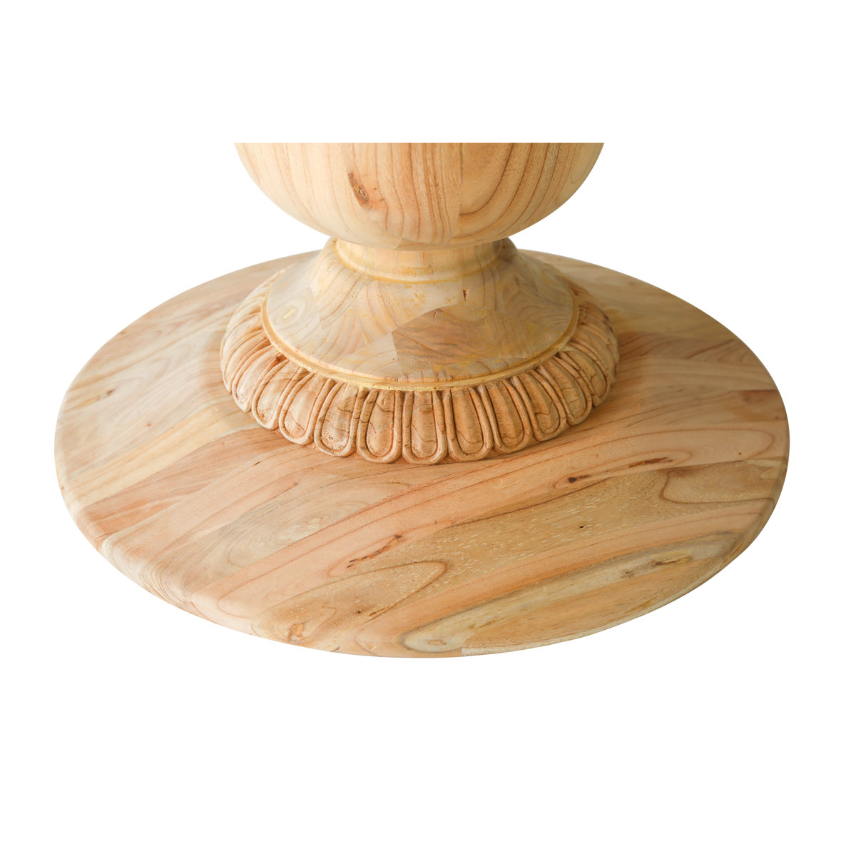 Ave Home Raw Solid Wood Pedestal Dining Table & Reviews | Wayfair