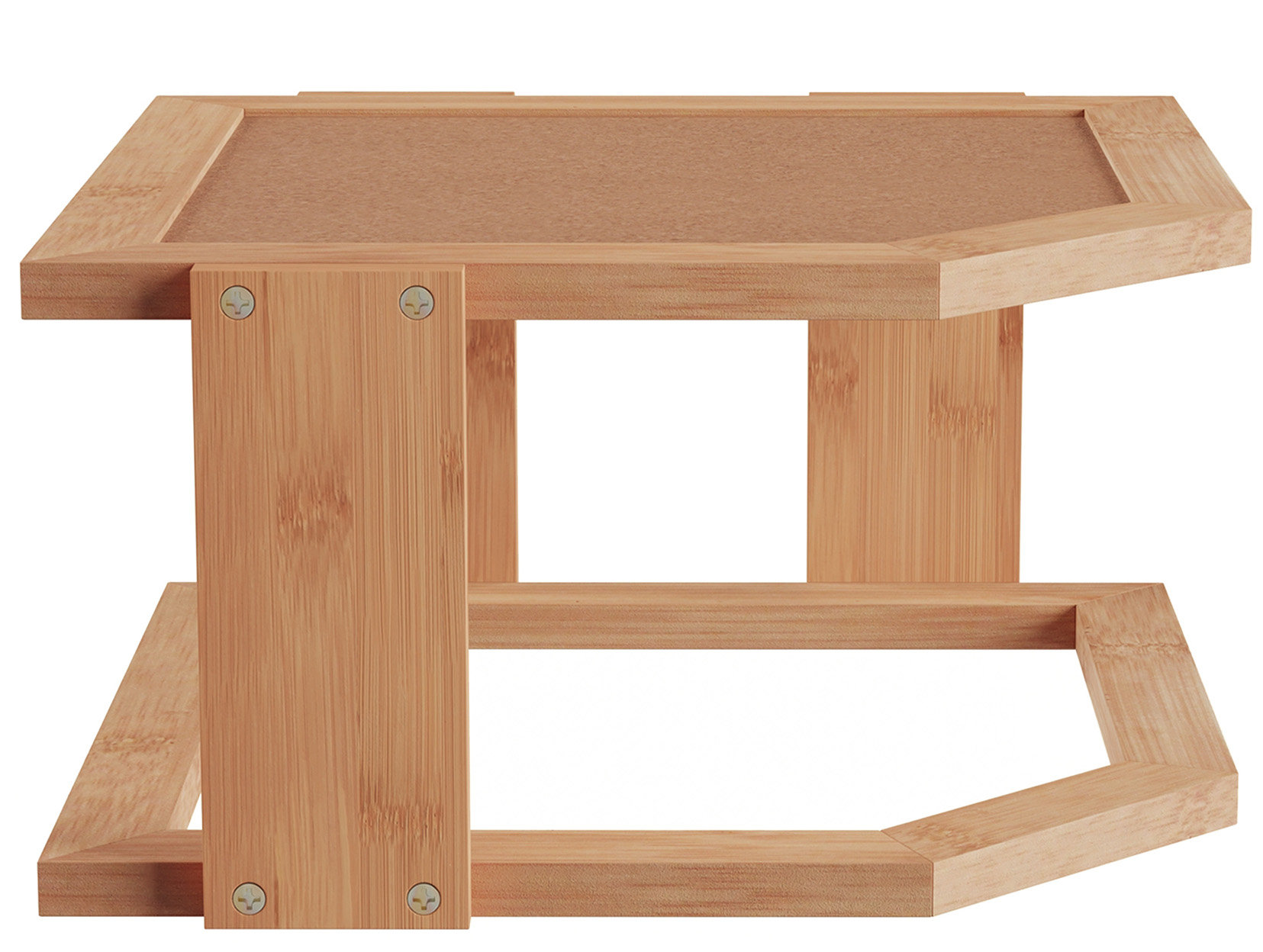 Lavish Home 2-Tier Corner Organizer Shelf for Kitchen or Bathroom ...