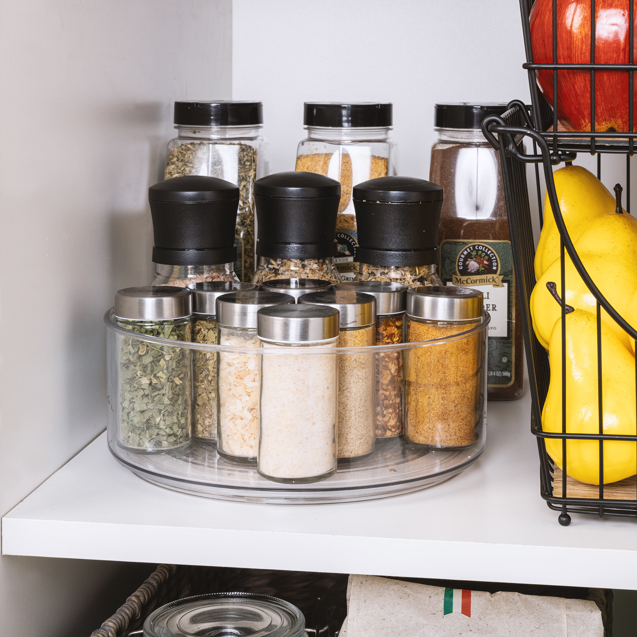 Rebrilliant Kymm Plastic Lazy Susan Organizer - Wayfair Canada