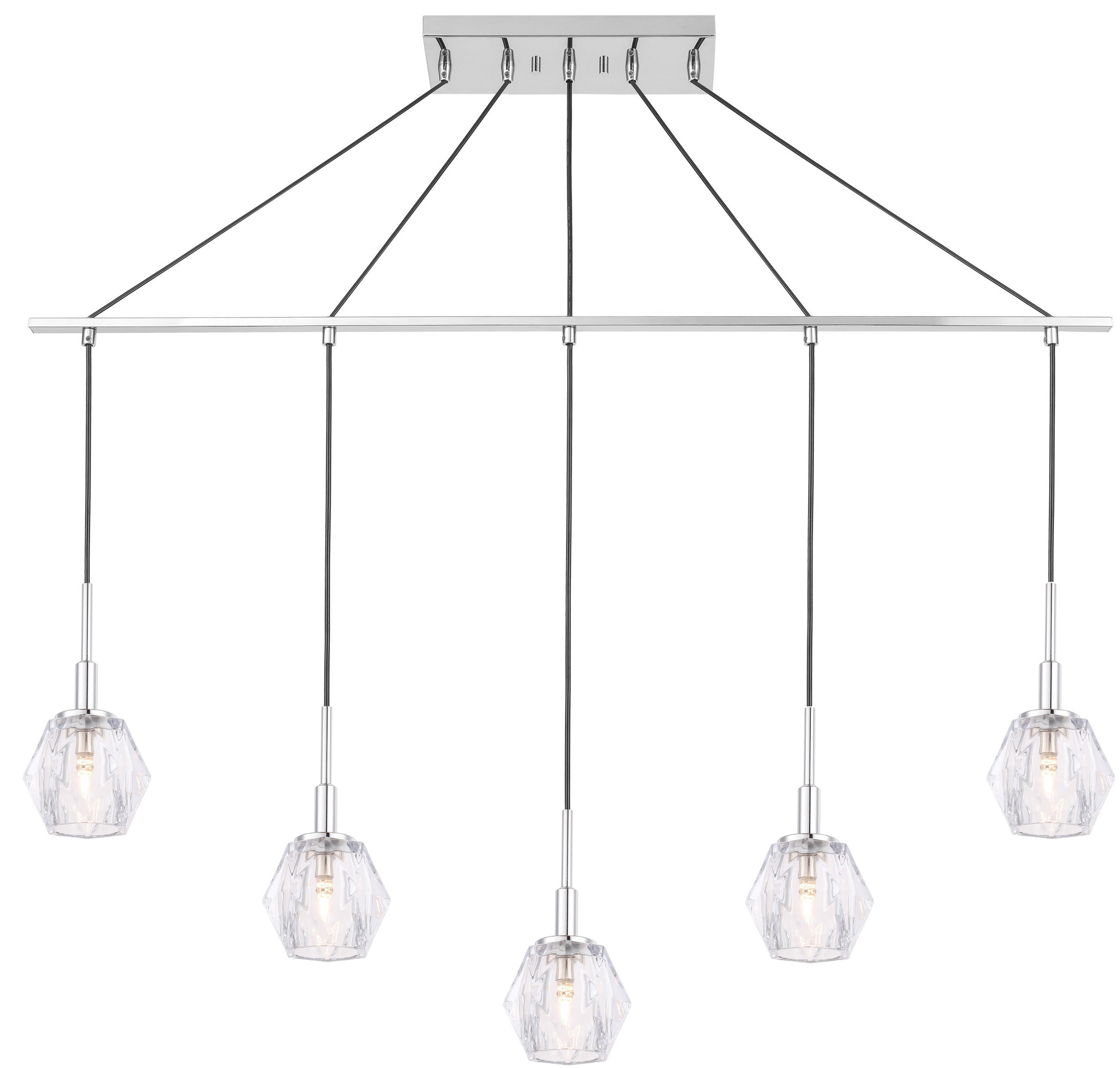 House of Hampton Haslemere 5 - Light Kitchen Island Linear Pendant ...