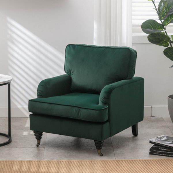 Alcott Hill® Bungaroo Velvet Armchair | Wayfair
