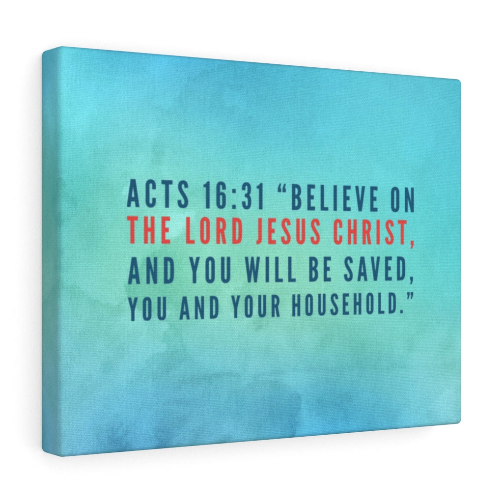 Trinx " You Will Be Saved Acts 16:31 Christian " | Wayfair