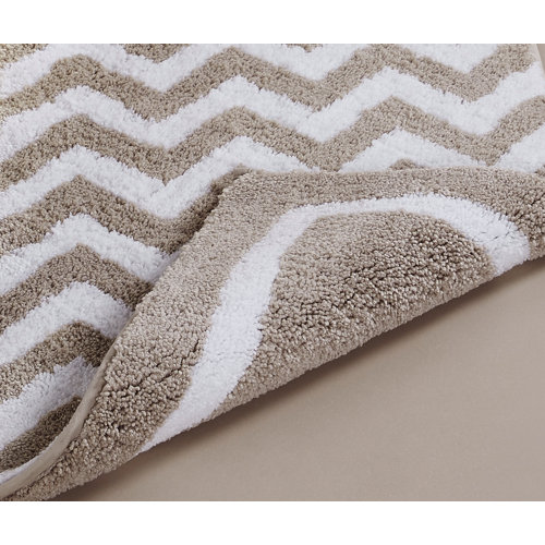 Wayfair | Chevron Bath Rugs & Mats You'll Love in 2023
