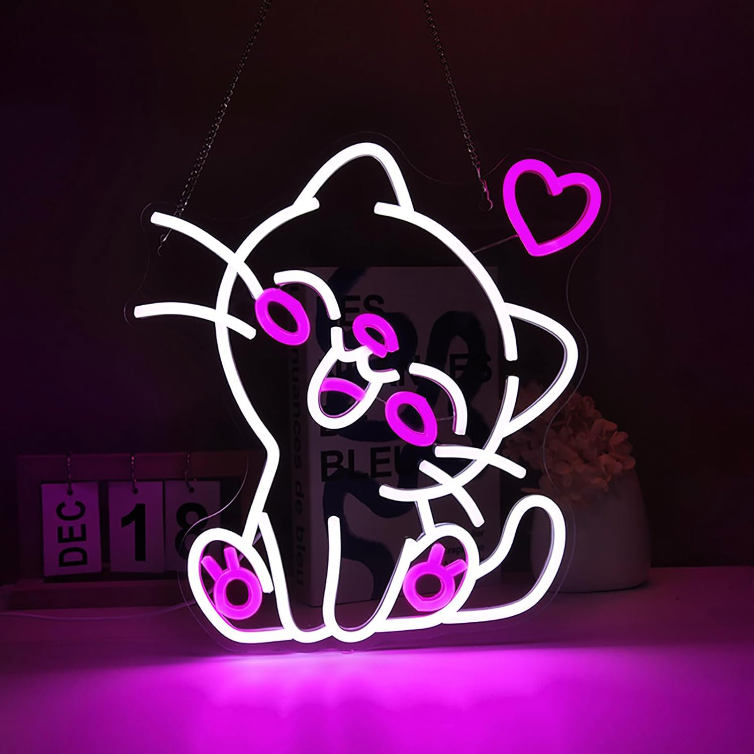 Wrought Studio™ Cat LED Neon Sign | Wayfair