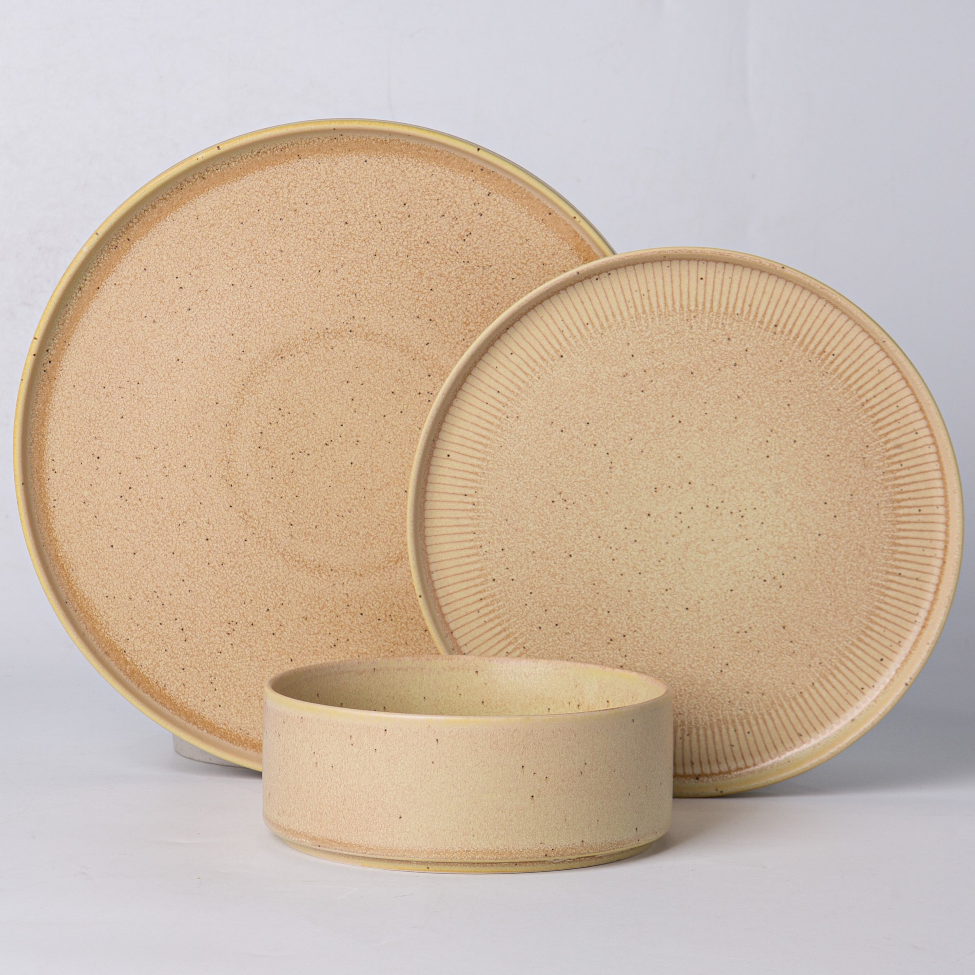 Union Rustic Marchella 12 Piece Stoneware Dinnerware Set, Service For 4 ...
