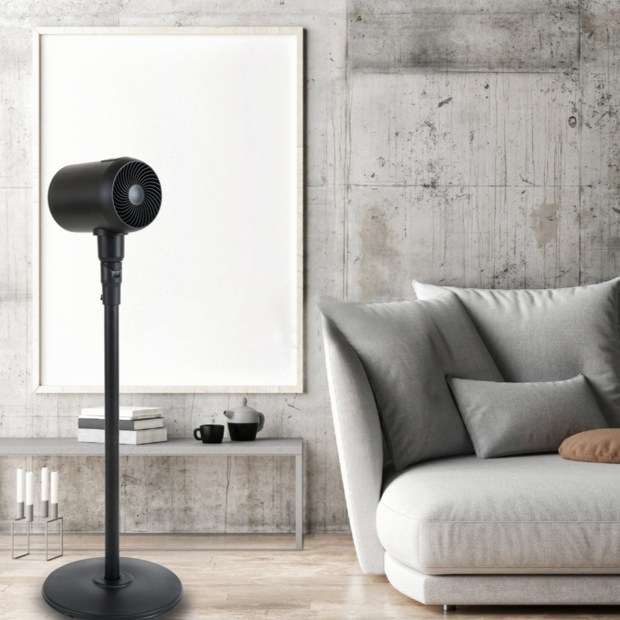 Go Peak Track Simple Deluxe Metal Drum Jet Fan, Indoor And Outdoor ...