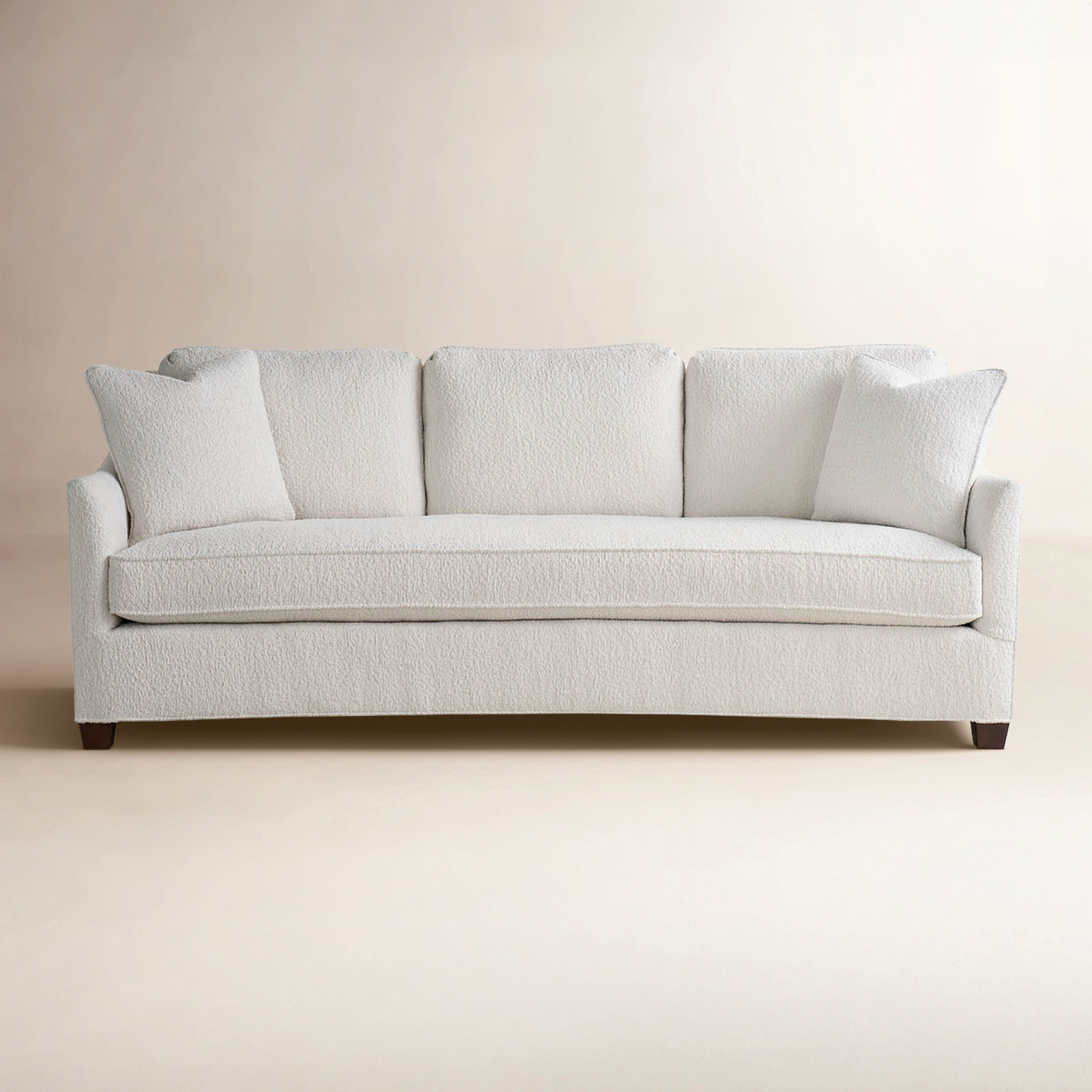 Birch Lane™ Bushwick 88" Sofa in Viking Oyster High Performance Boucle ...