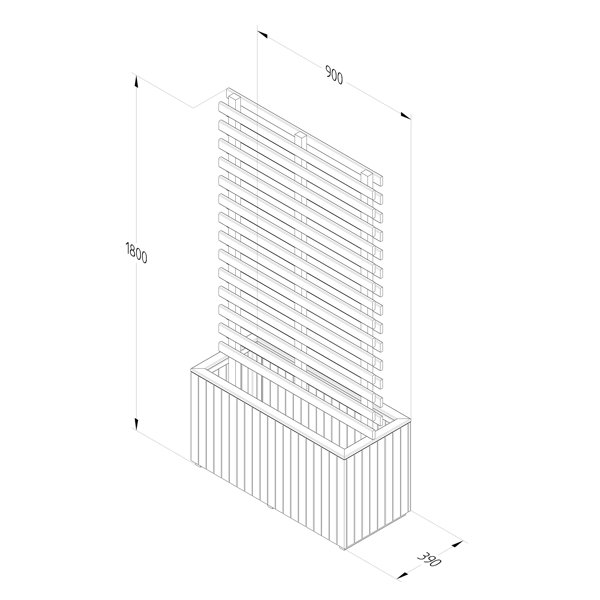 Forest Garden Living Screen Planter (Home Delivery) | Wayfair.co.uk