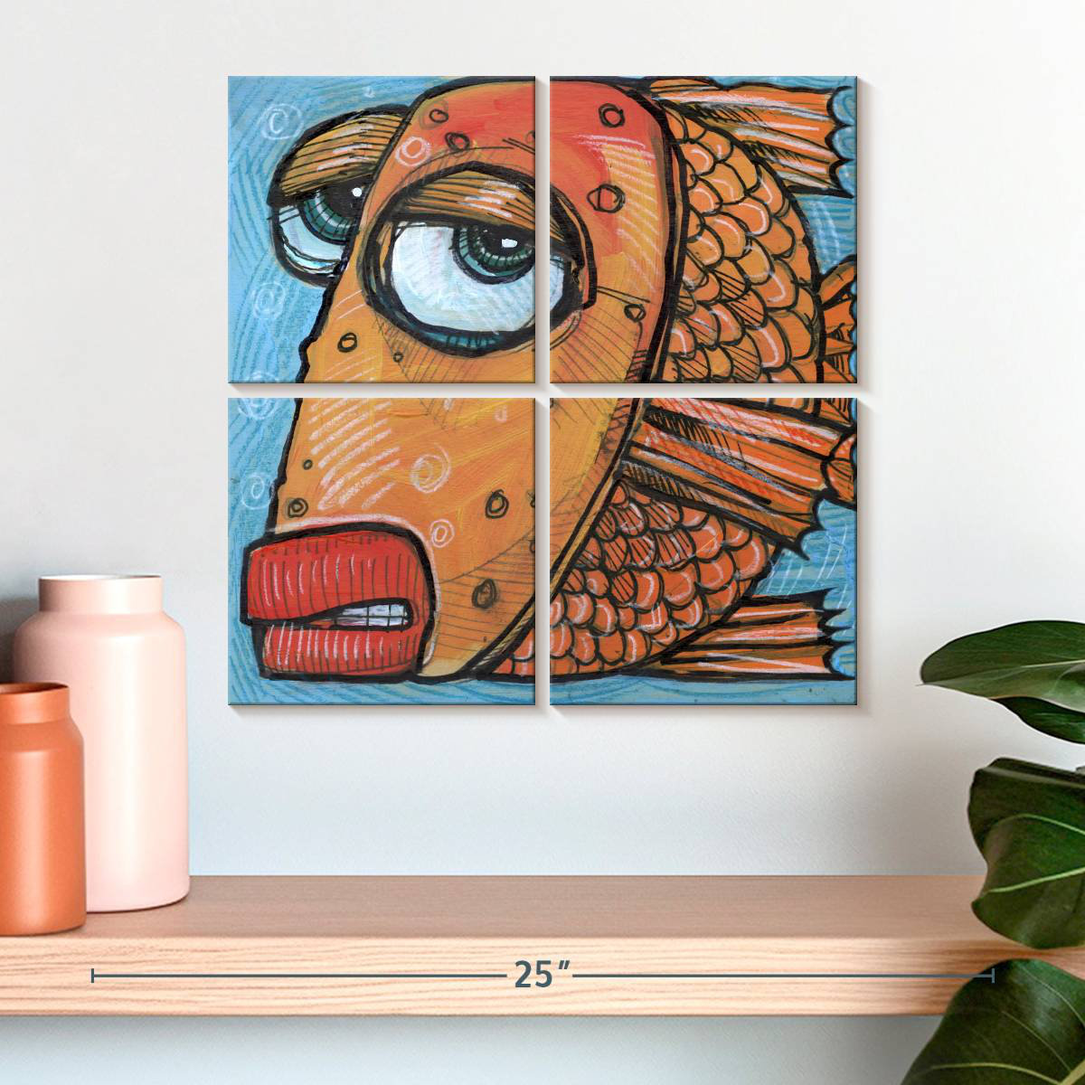 Ebern Designs Brampt Frowning Fish | Wayfair