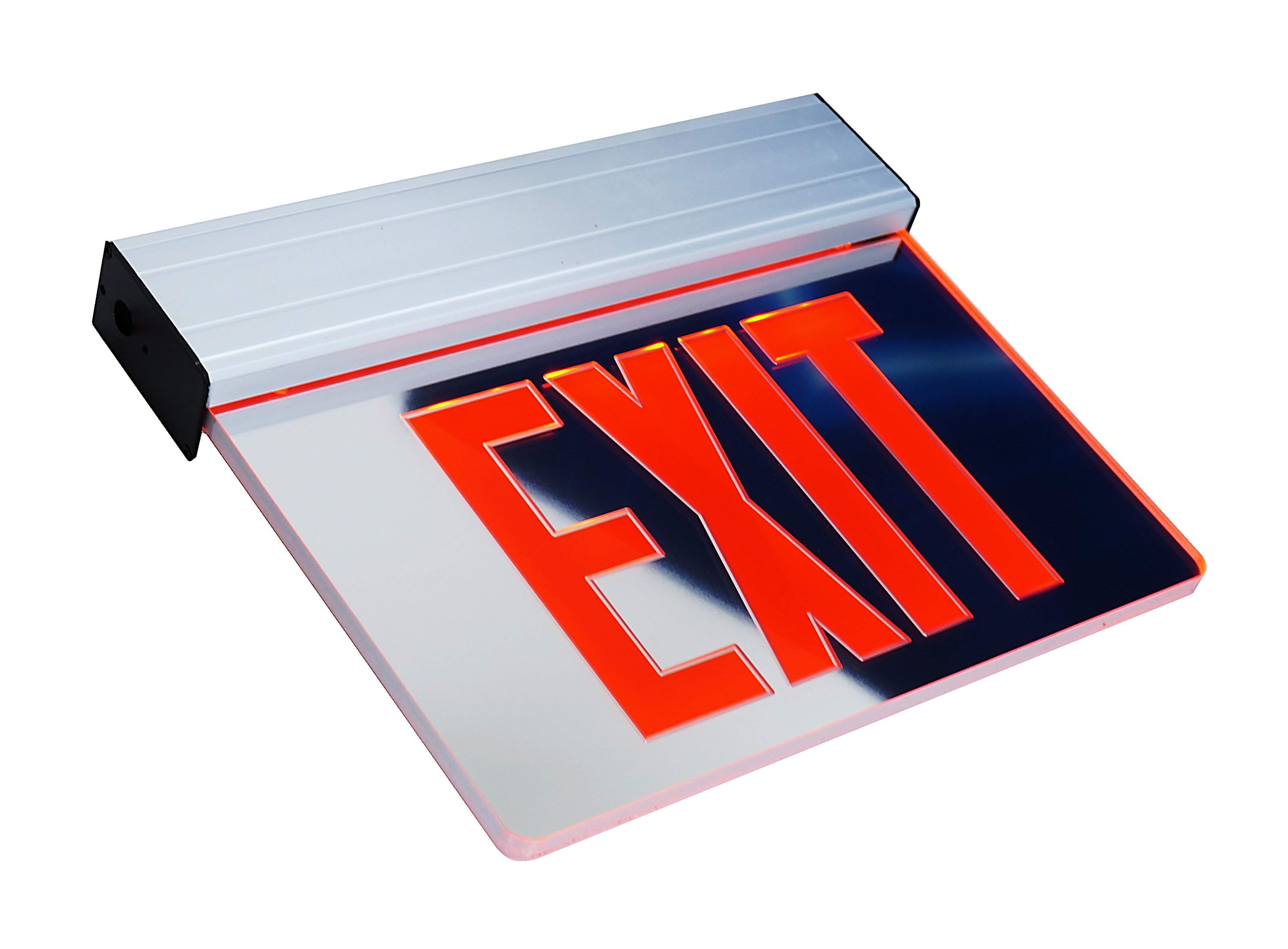 NICOR Lighting Recessed Edge-Lit LED Exit Sign | Wayfair