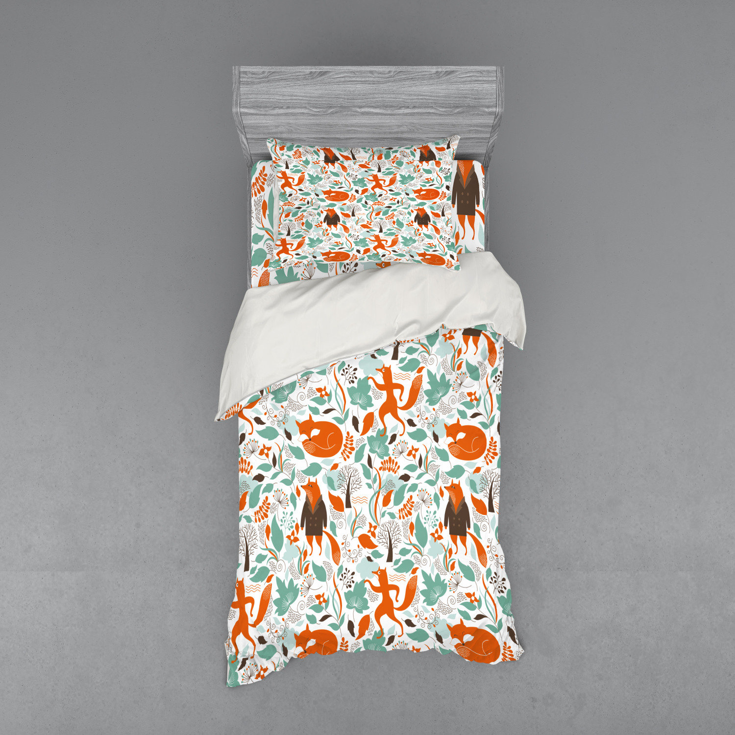 Ambesonne Fox Duvet Cover Set | Wayfair