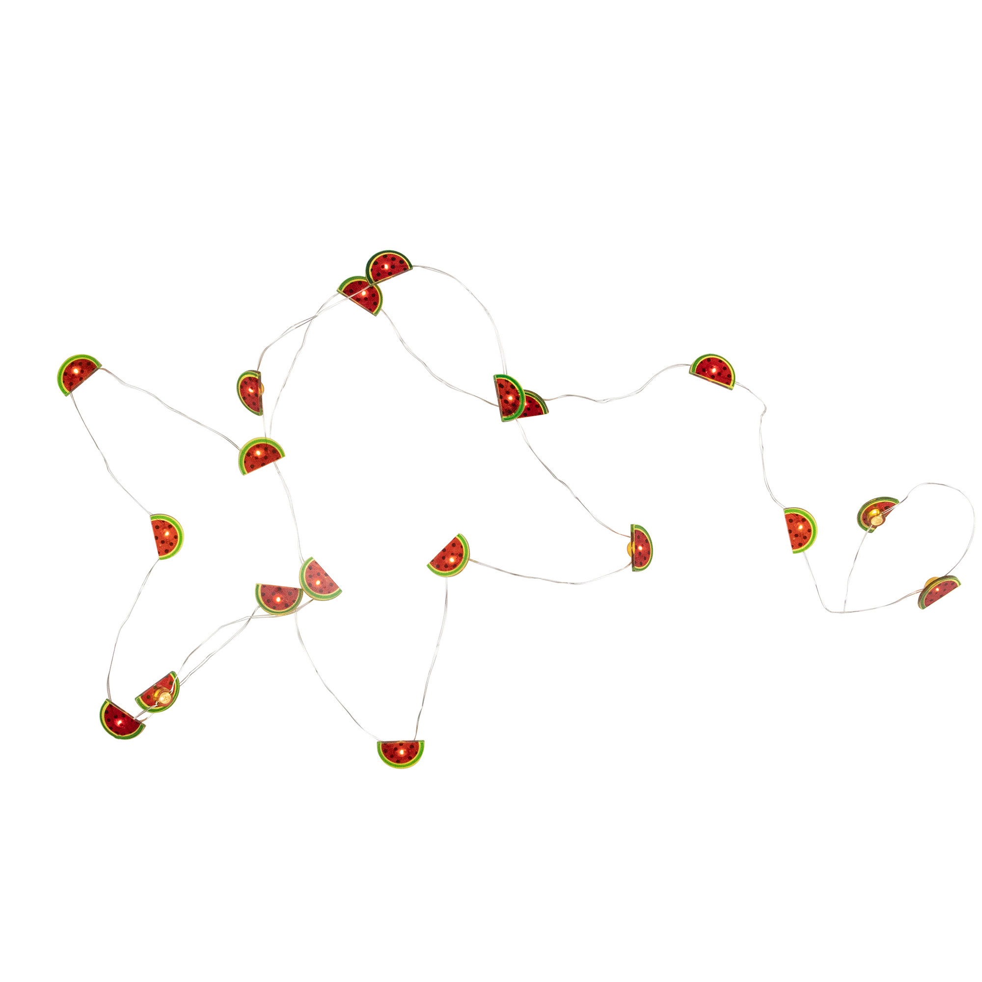 Northlight Seasonal 10-Count LED Watermelon Fairy Lights - Warm White ...