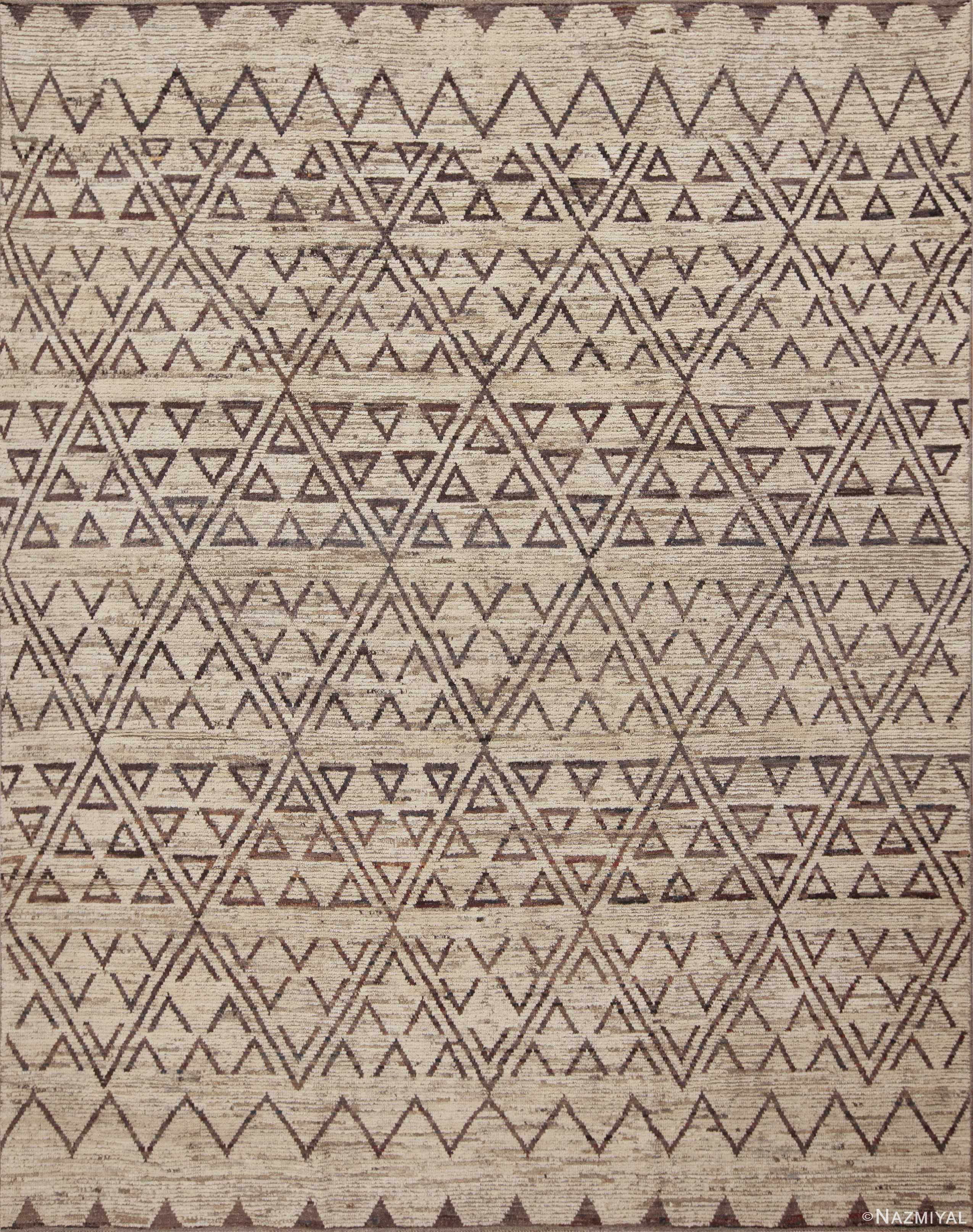 Nazmiyal Collection One-of-a-Kind Contemporary Tribal Nomadic Geometric ...