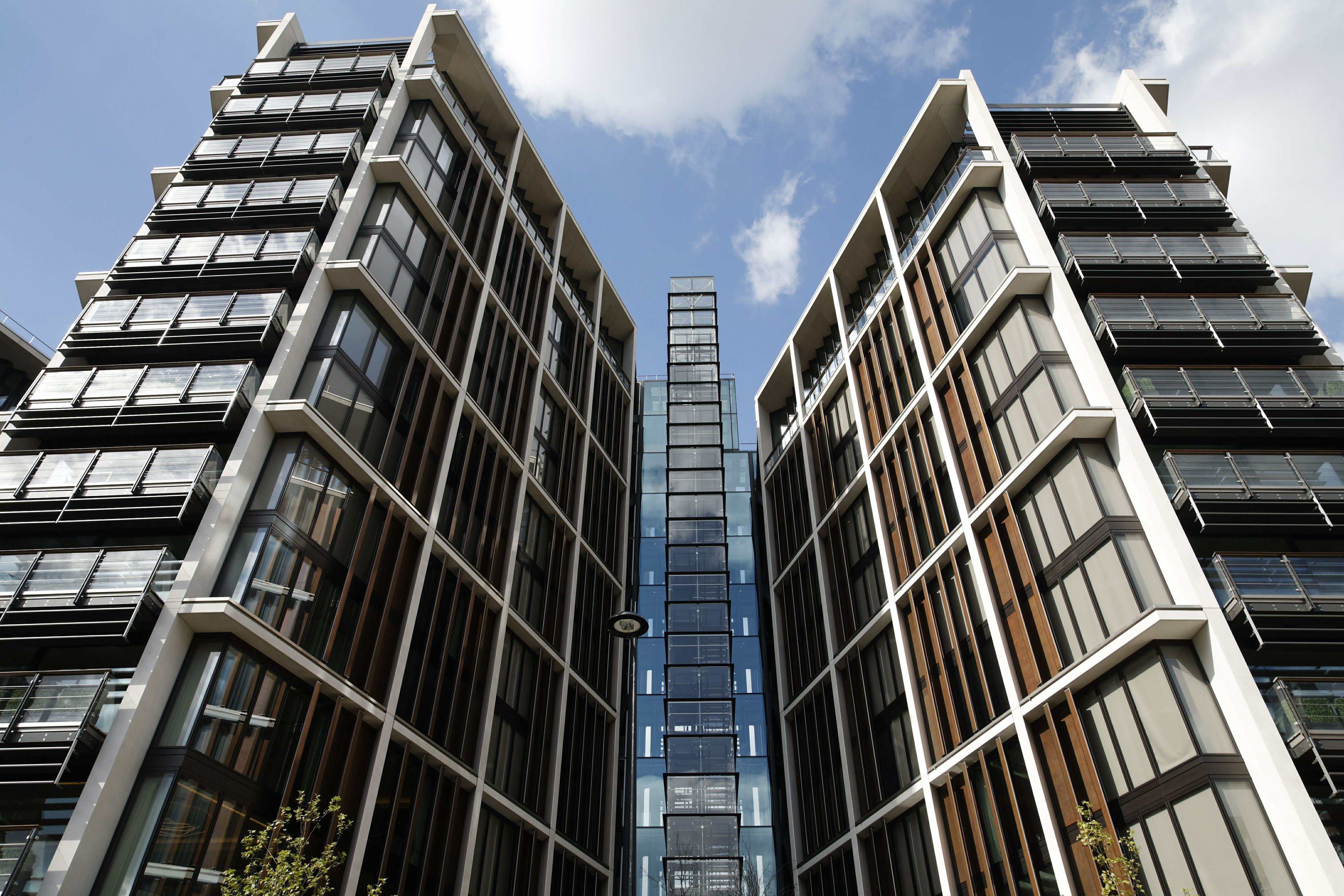 Ebern Designs Modern Flats in London - Wrapped Canvas Photograph | Wayfair