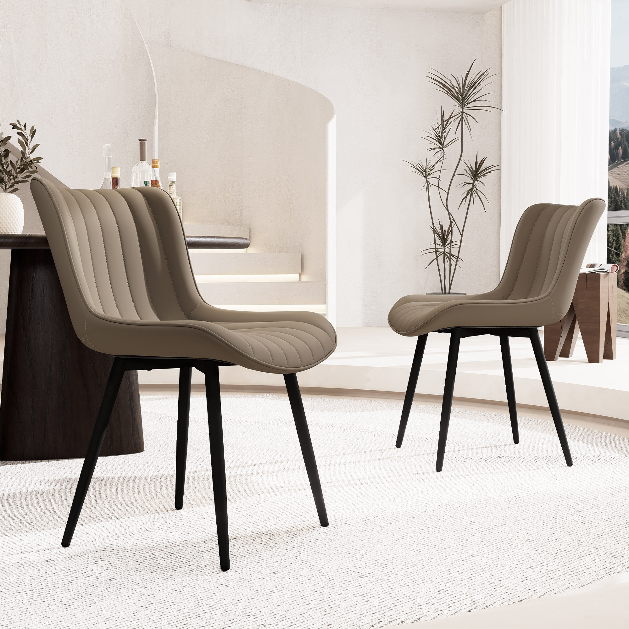 George Oliver Chenery Tufted Side Chair Dining Chair | Wayfair