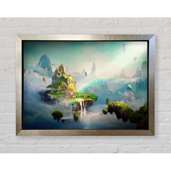Bright Star Floating City Paradise - Single Picture Frame Print ...