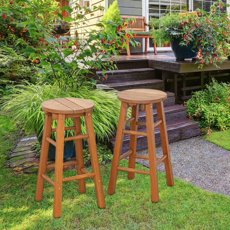 Sol 27 Outdoor Abi-Jo 60cm Bar Stool (Set of 2) & Reviews | Wayfair.co.uk