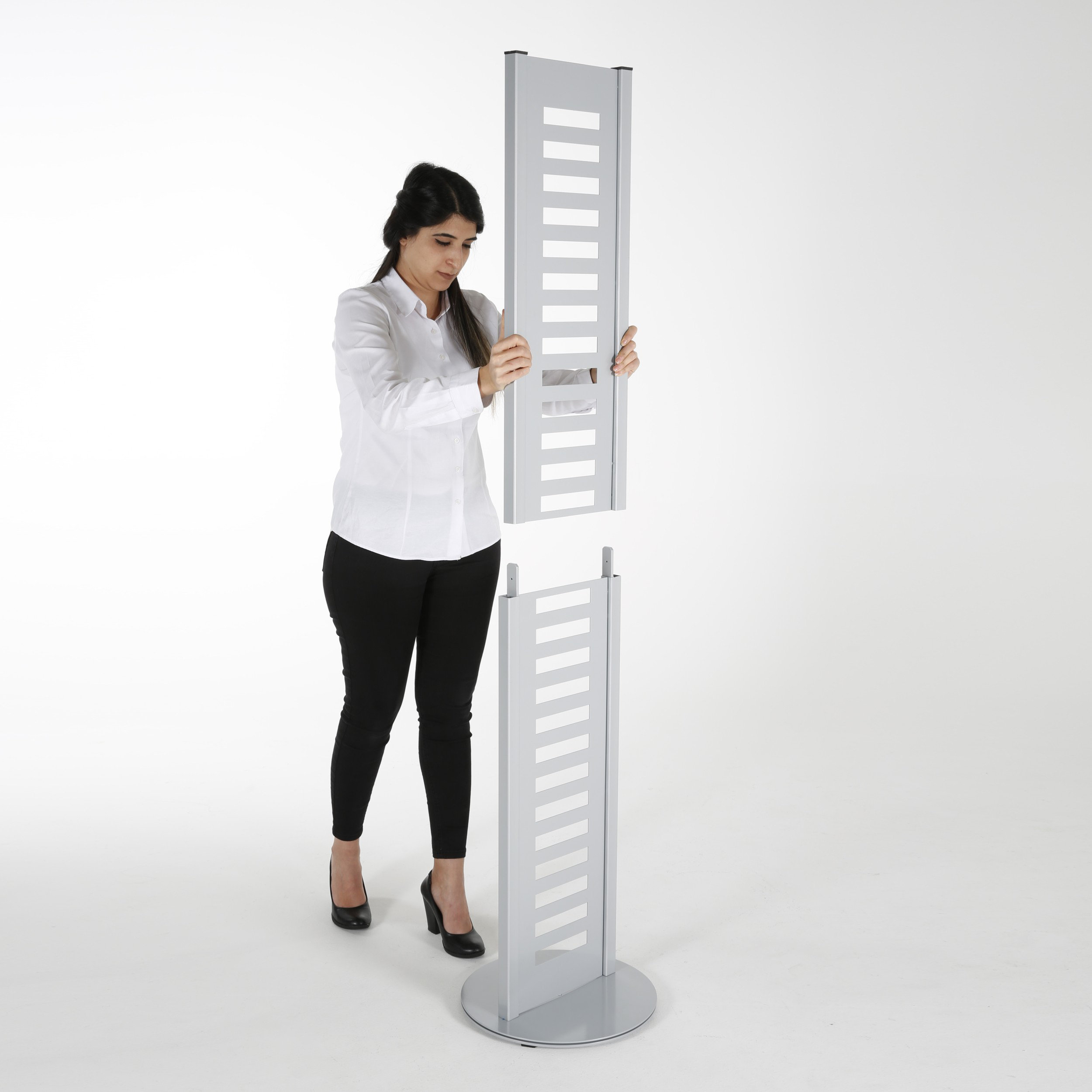 MT Displays 67.36'' H Rotating Metal Brochure And Pamphlet Rack ...