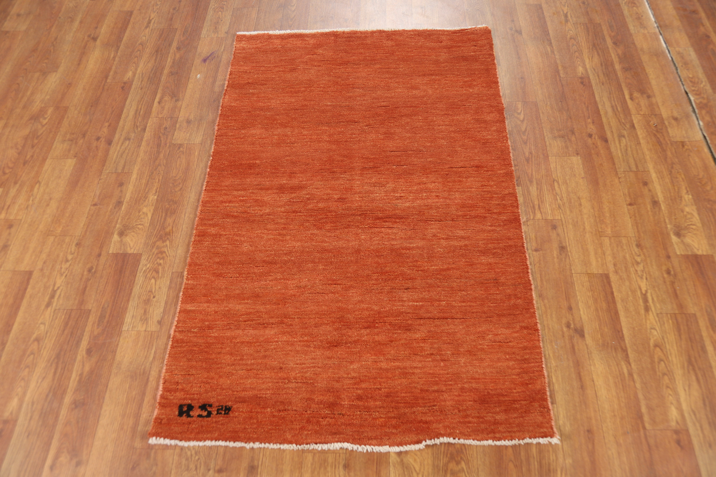 Hokku Designs Orange Gabbeh Modern Foyer Rug 3x4 | Wayfair