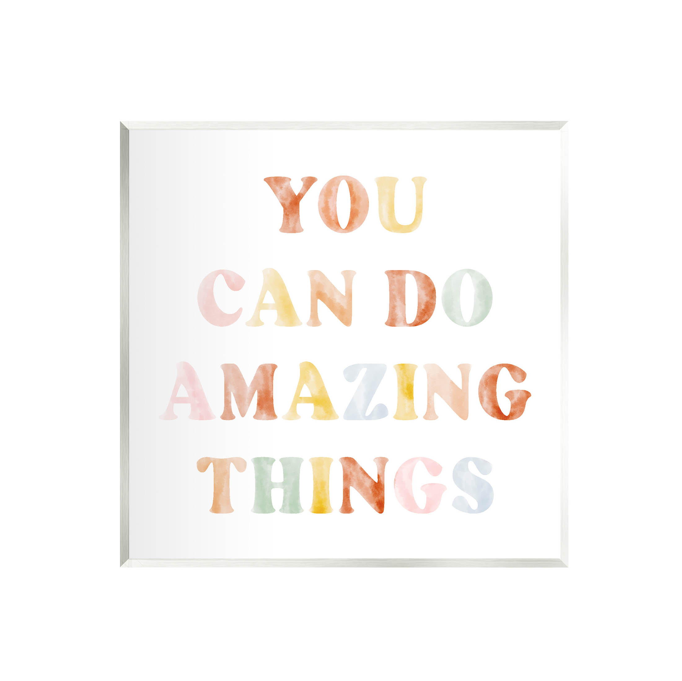 Stupell Industries You Can Do Amazing Things Wall Plaque Art By Lil ...