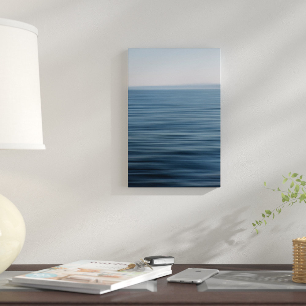East Urban Home 'Abstract Horizon' Graphic Art Print on Canvas | Wayfair