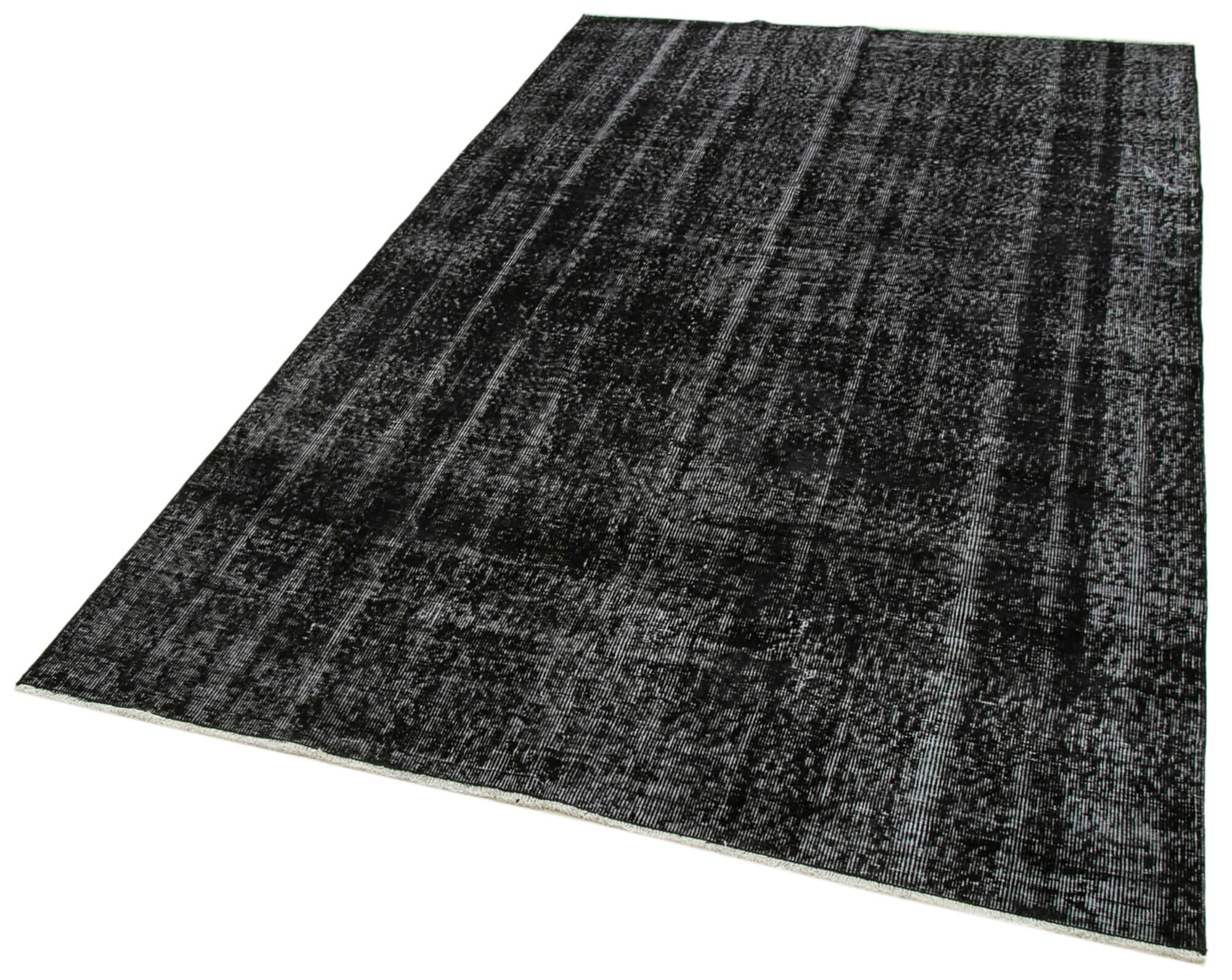 Williston Forge Hui Black Vintage Wool Handmade Area Rug | Wayfair