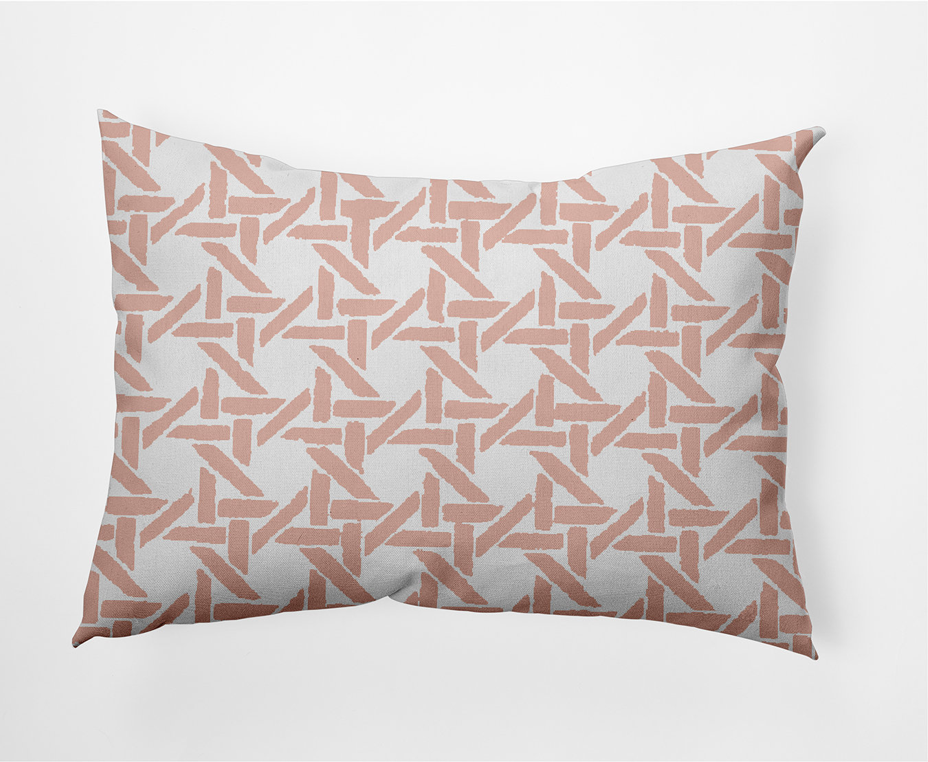e by design Rattan Rattan Geometric Rectangular Cotton Pillow Cover ...