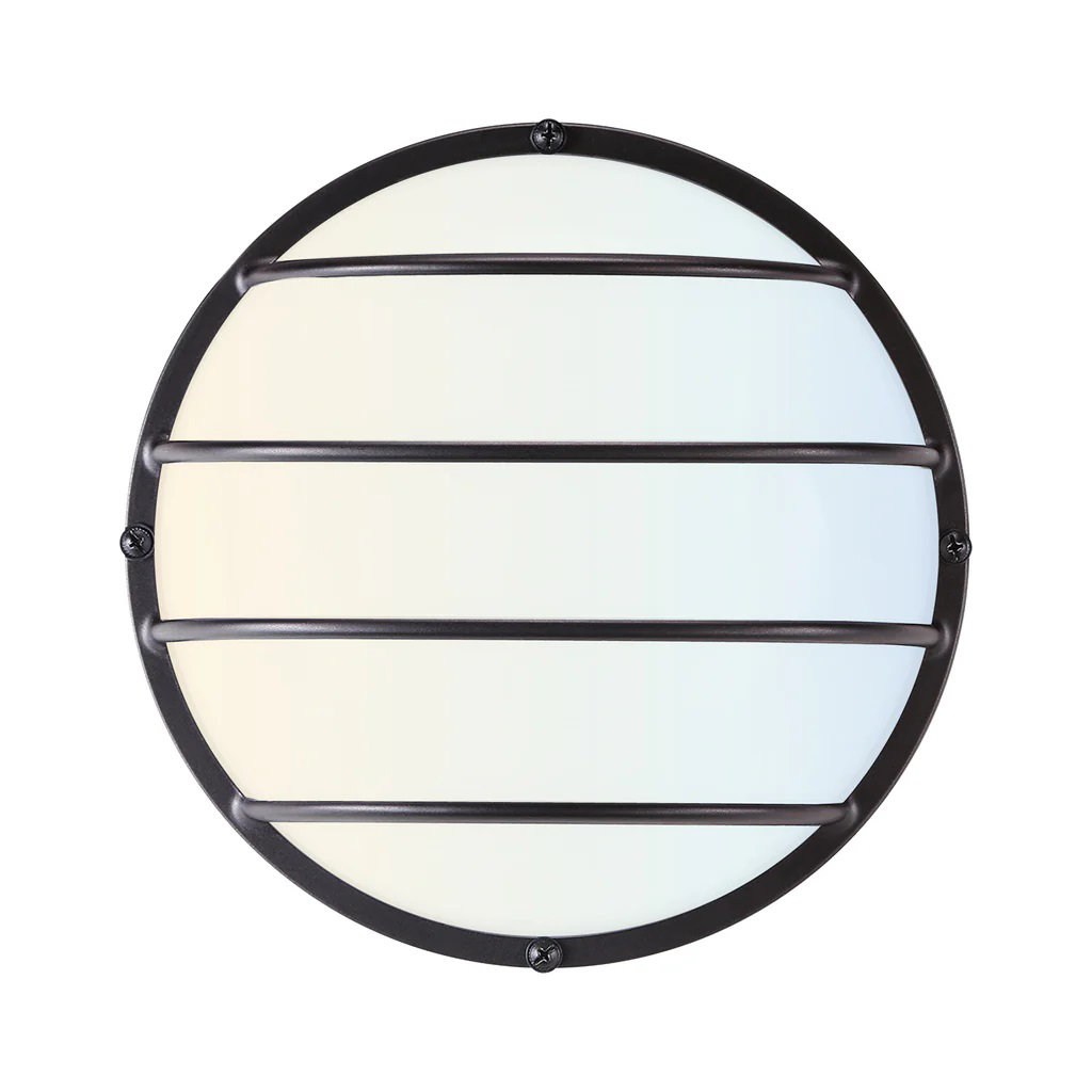 Wrought Studio™ Utility LED Bulkhead Light Fixture, UV Resistant Resin ...