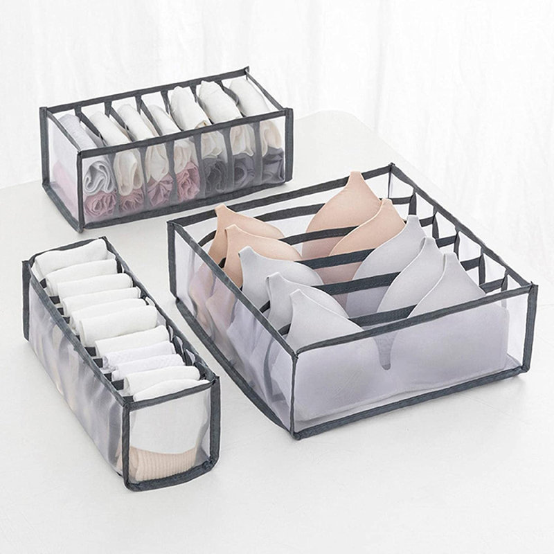 Rebrilliant Foldable Storage Box For Bras, Underwear, Socks, Neck Ties ...