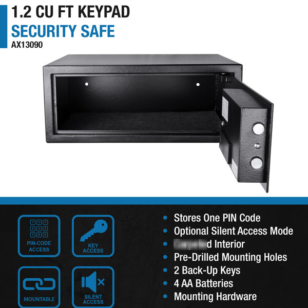 xingguangya 1.2 Cu Ft Security Safe With Digital Keypad, Low Battery ...