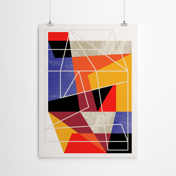 George Oliver Colorblock VII by Susana Paz - Poster Art Print | Wayfair ...