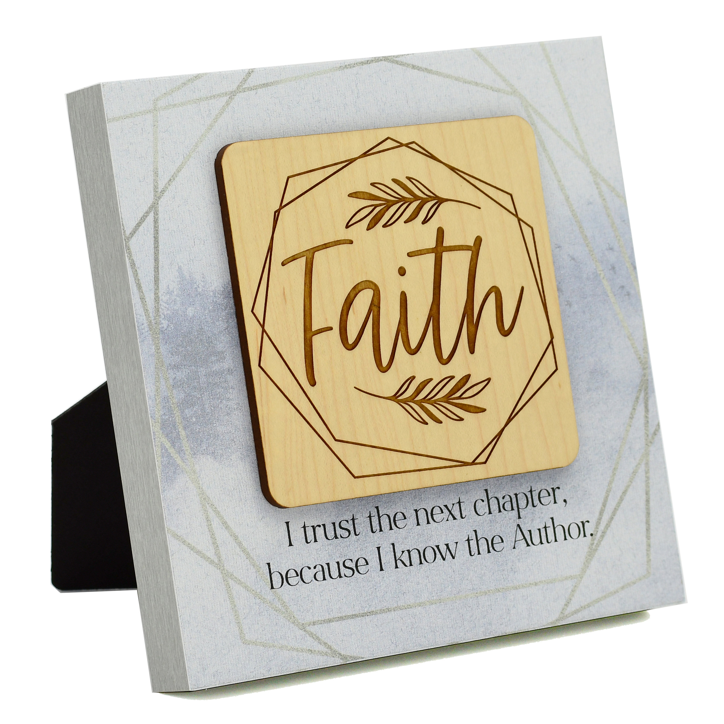 Trinx Faith I Trust Meadow Wood Deorative Plaque - Wayfair Canada