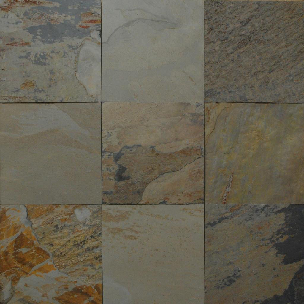 Stone & Tile Shoppe, Inc. Autumn Natural Cleft Face, Gauged Back 24x24 ...
