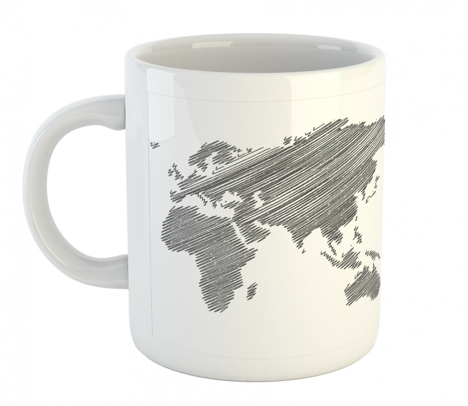 East Urban Home World Map Coffee Mug | Wayfair