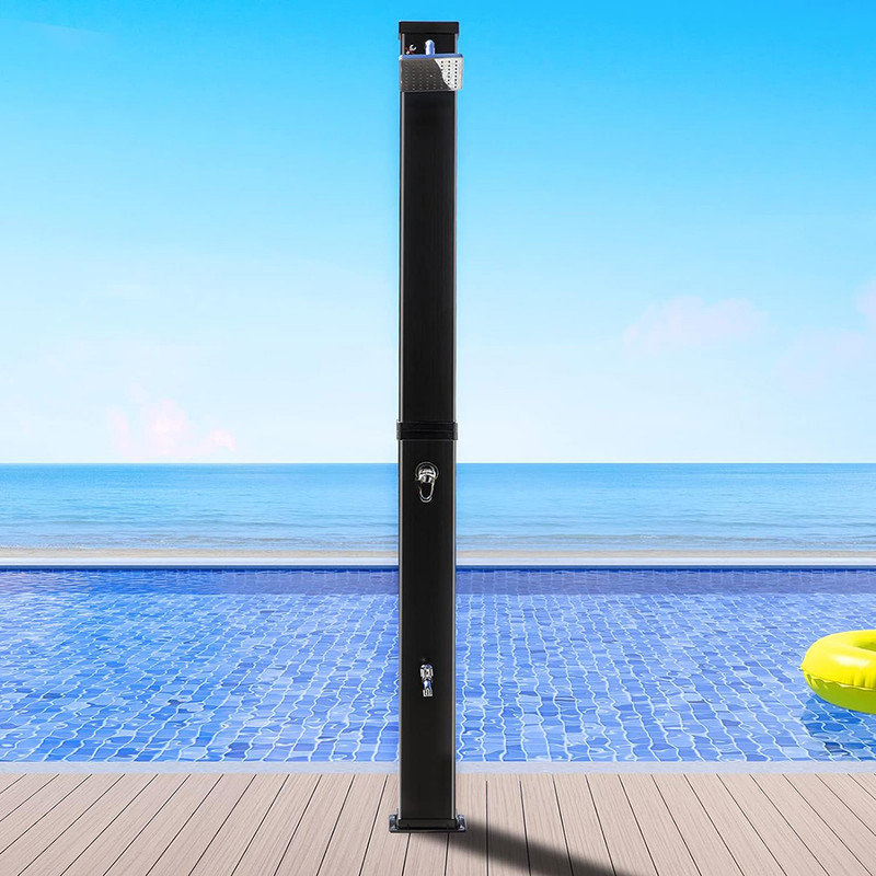 HIGEMZ 85.4'' H Solar Powered Temperature Controlled Portable Plastic ...