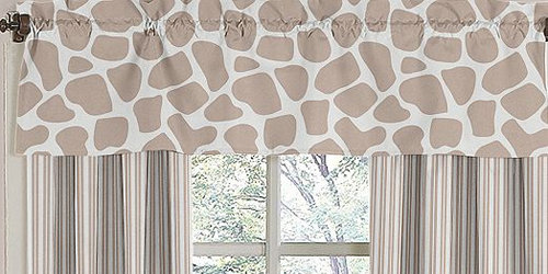 Sweet Jojo Designs Giraffe 54" Curtain Valance | Wayfair