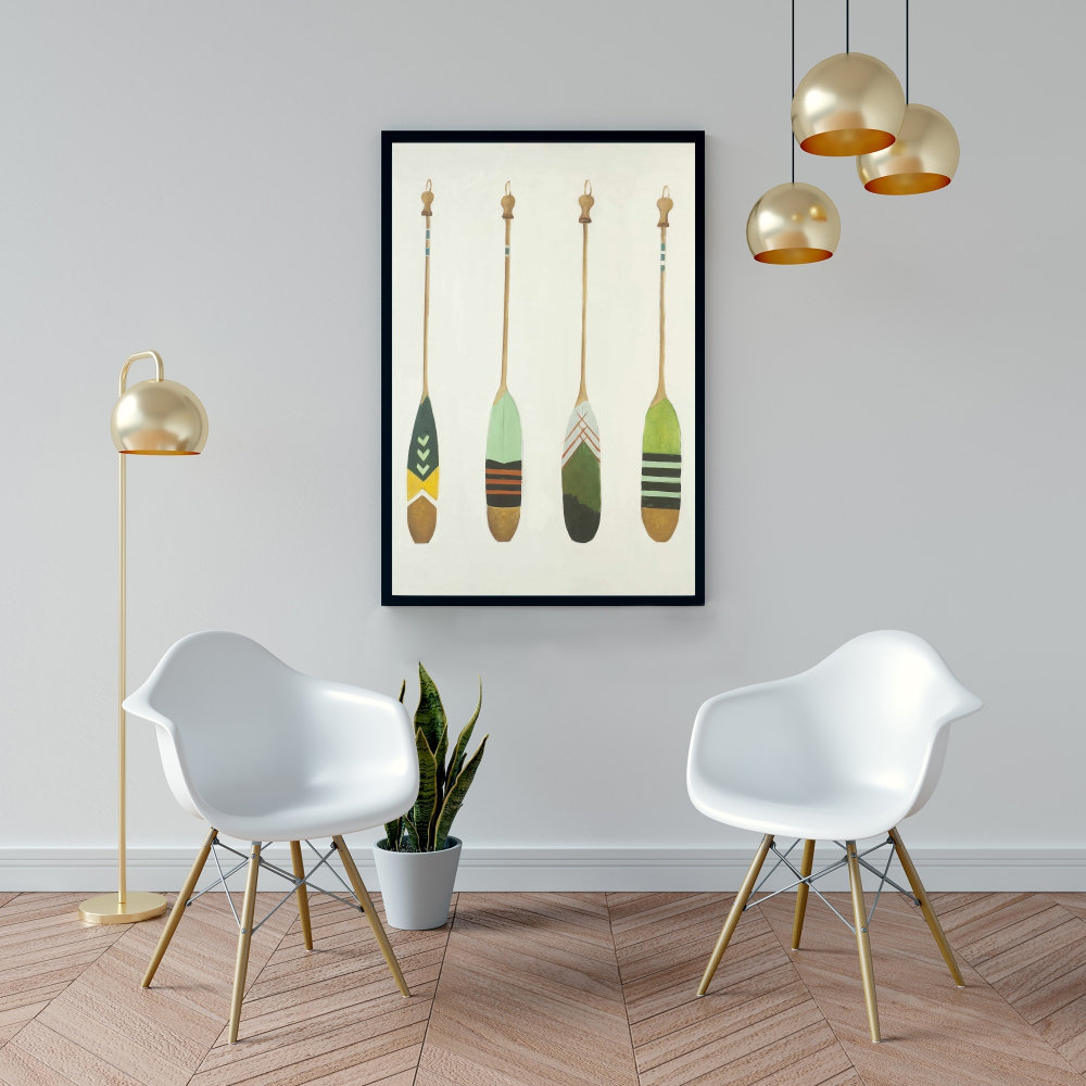 Begin Edition International Inc. " Colorful Nautical Oars " on Canvas ...