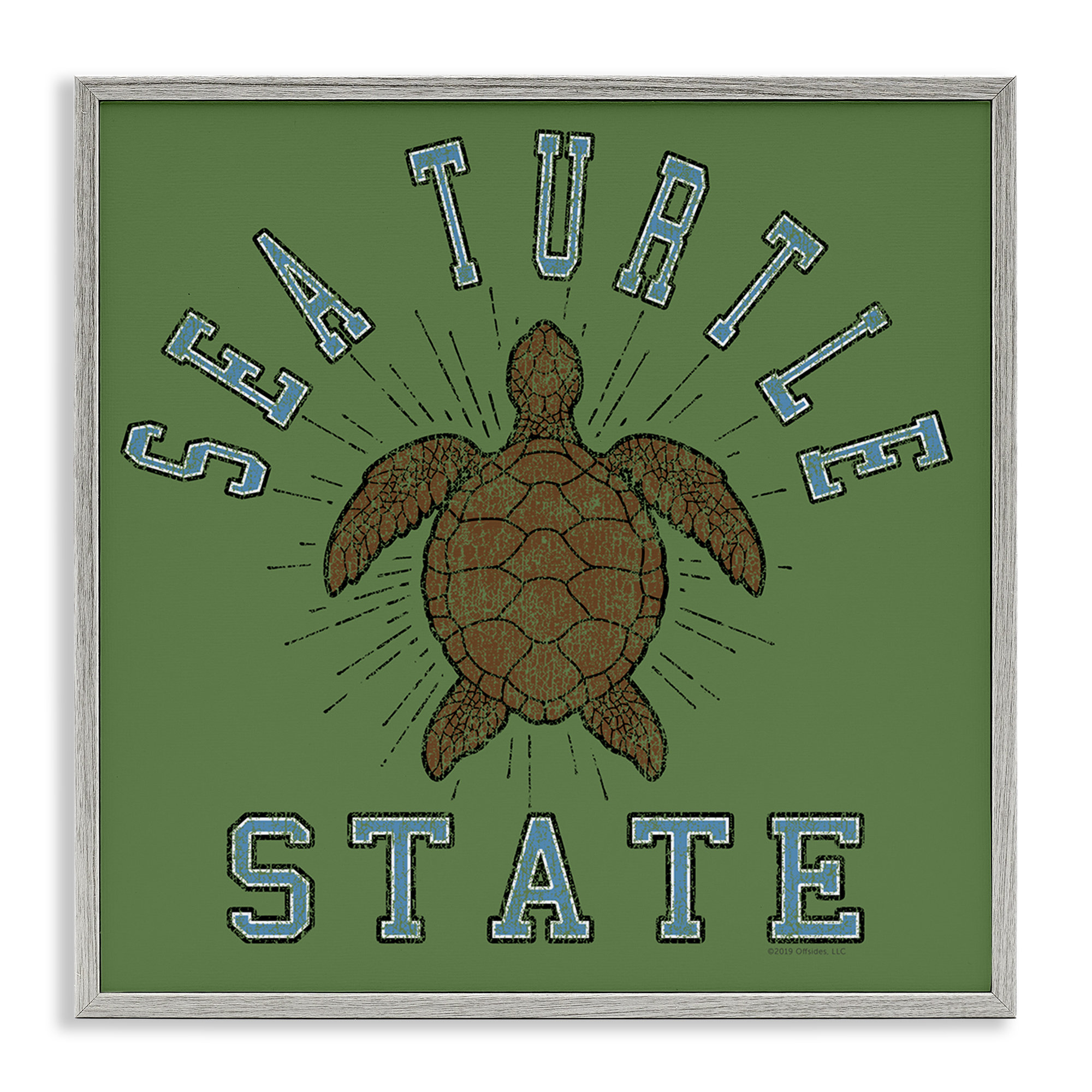 Ophelia & Co. Vintage Sea Turtle State Giclee Art by Spirit Animals ...