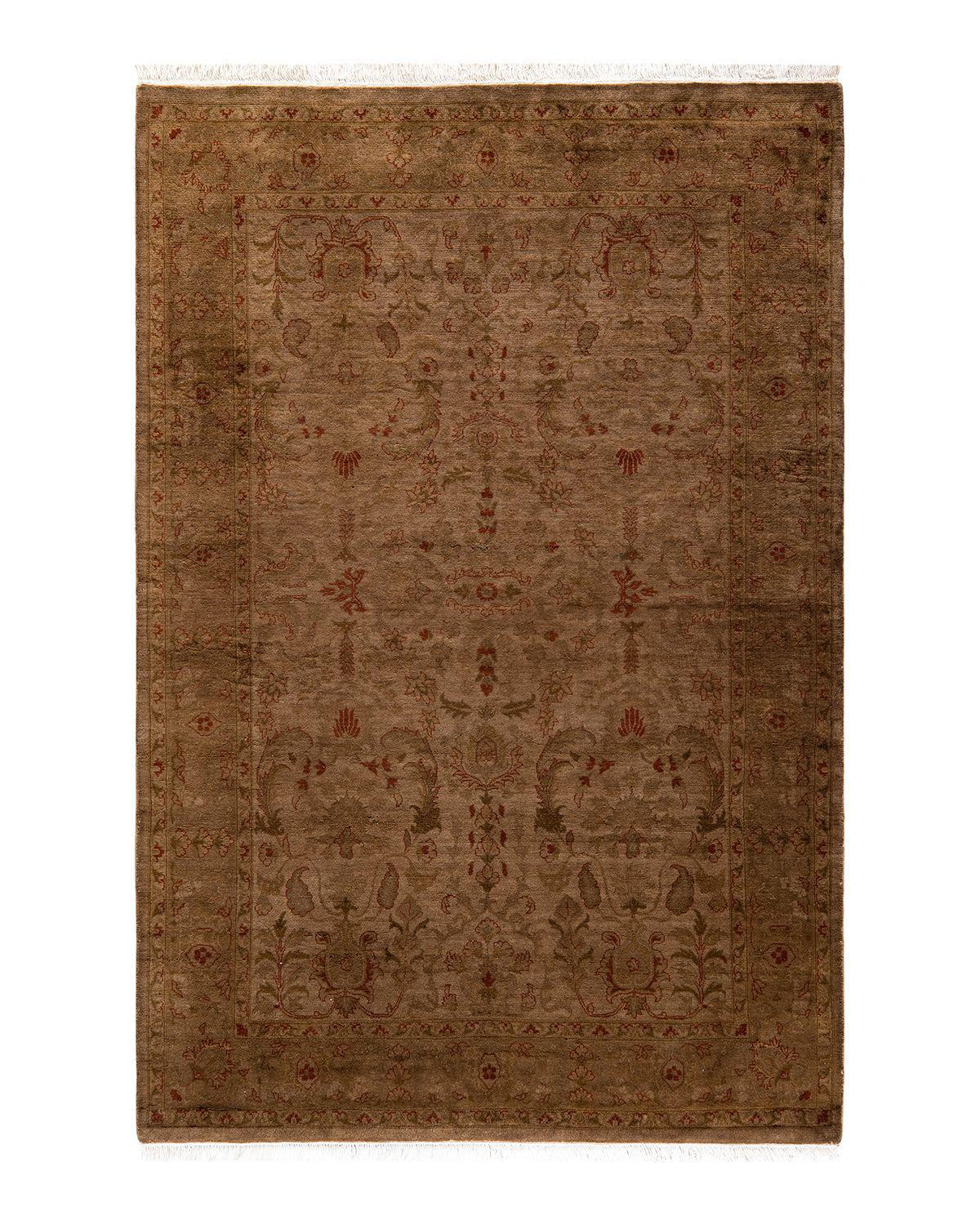 Isabelline Mazarine, One-of-a-Kind Hand-Knotted Area Rug - Gold | Wayfair