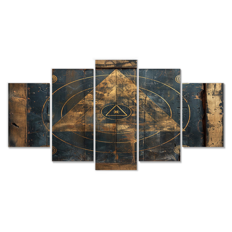 Trent Austin Design® Occult Triangle Esoteric Wisdom - Geometric Wall ...