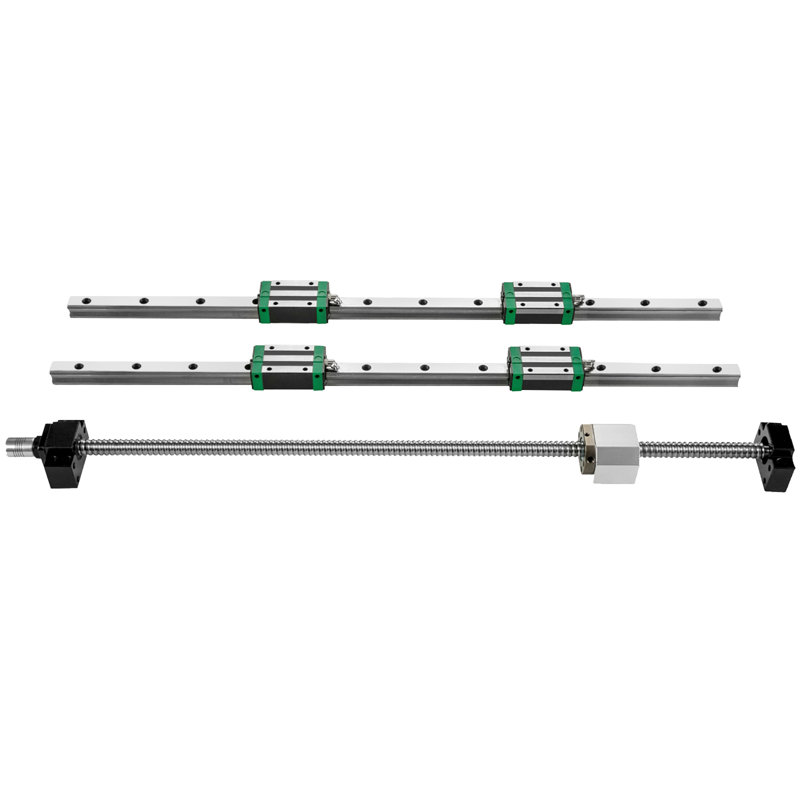 VEVOR Linear Guide Rail, 2PCS HGR20-1000mm Linear Slide Rail + 1Pcs ...