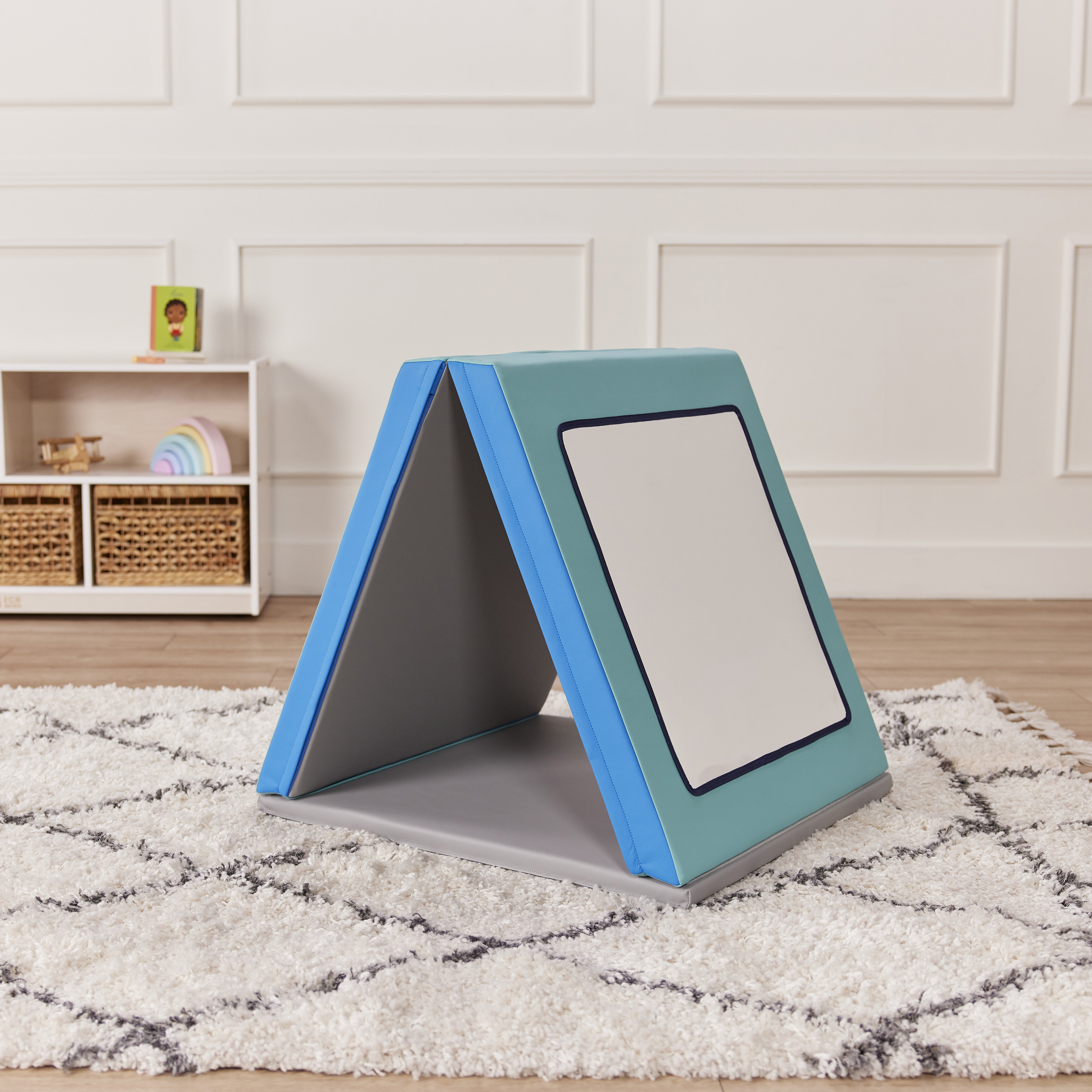 ECR4Kids SoftZone Folding Floor Mirror, Sensory Toy - Wayfair Canada
