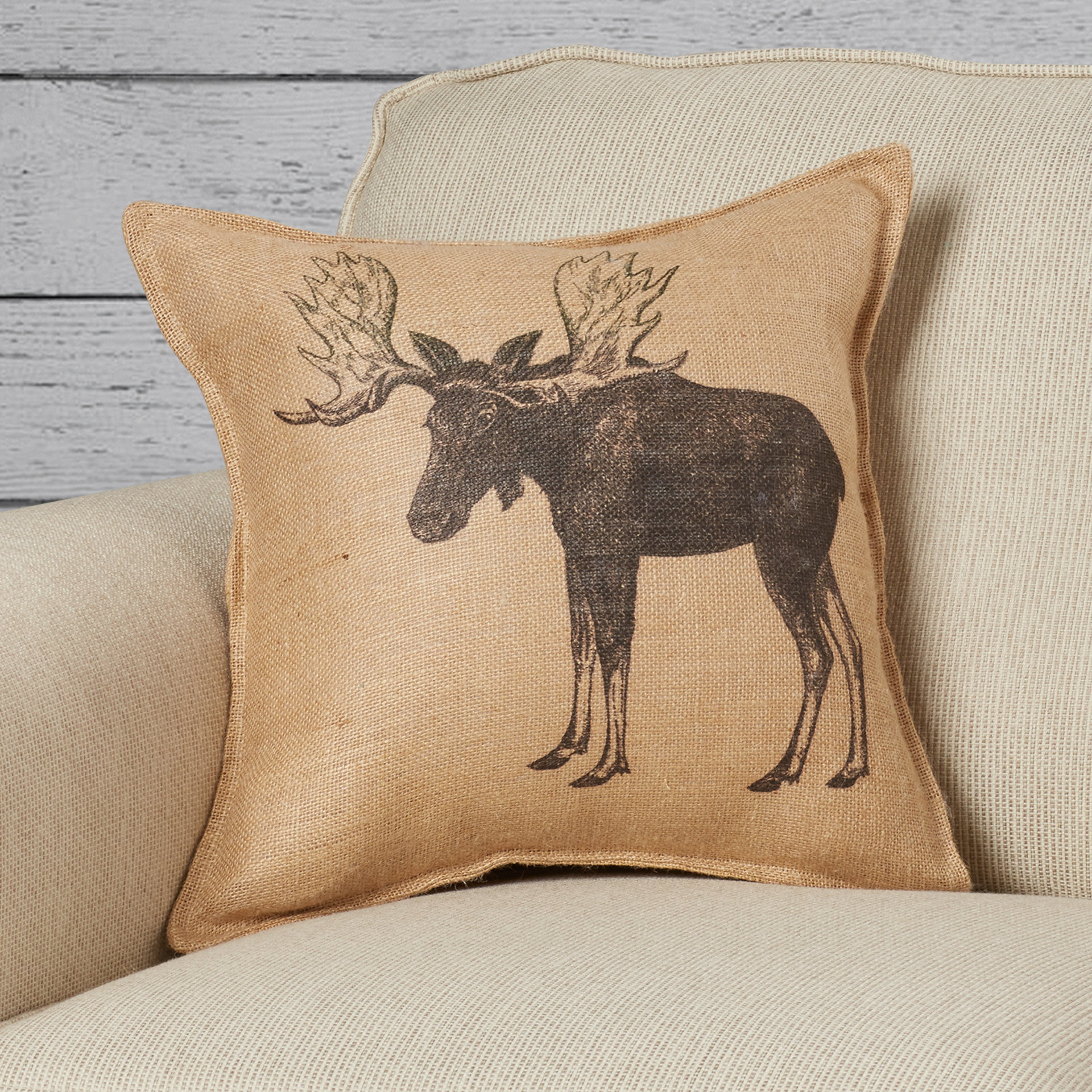 TheWatsonShop Moose Throw Pillow & Reviews | Wayfair