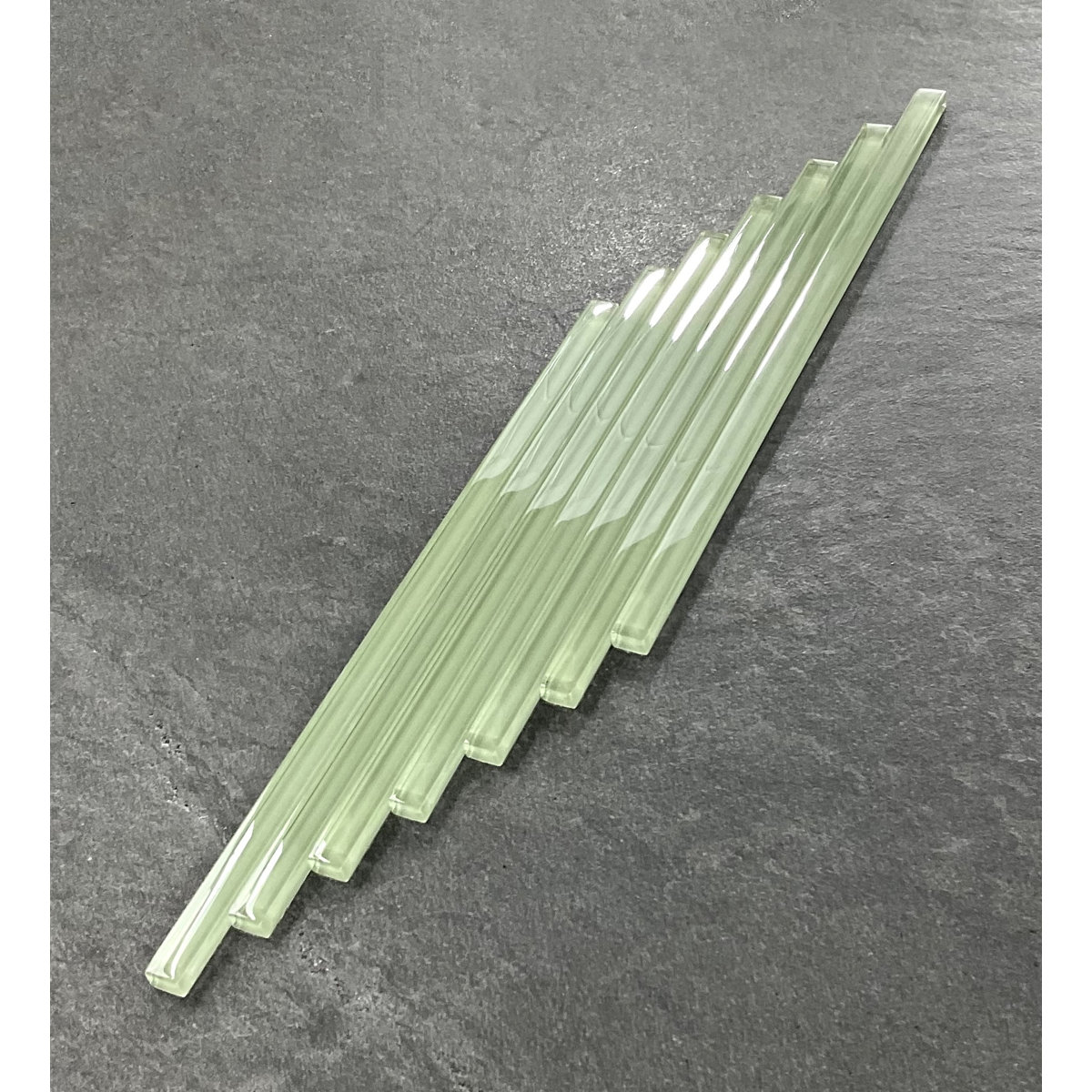 ES Stone 11.75'' L x 0.5'' W Glass Tile Trim & Reviews | Wayfair