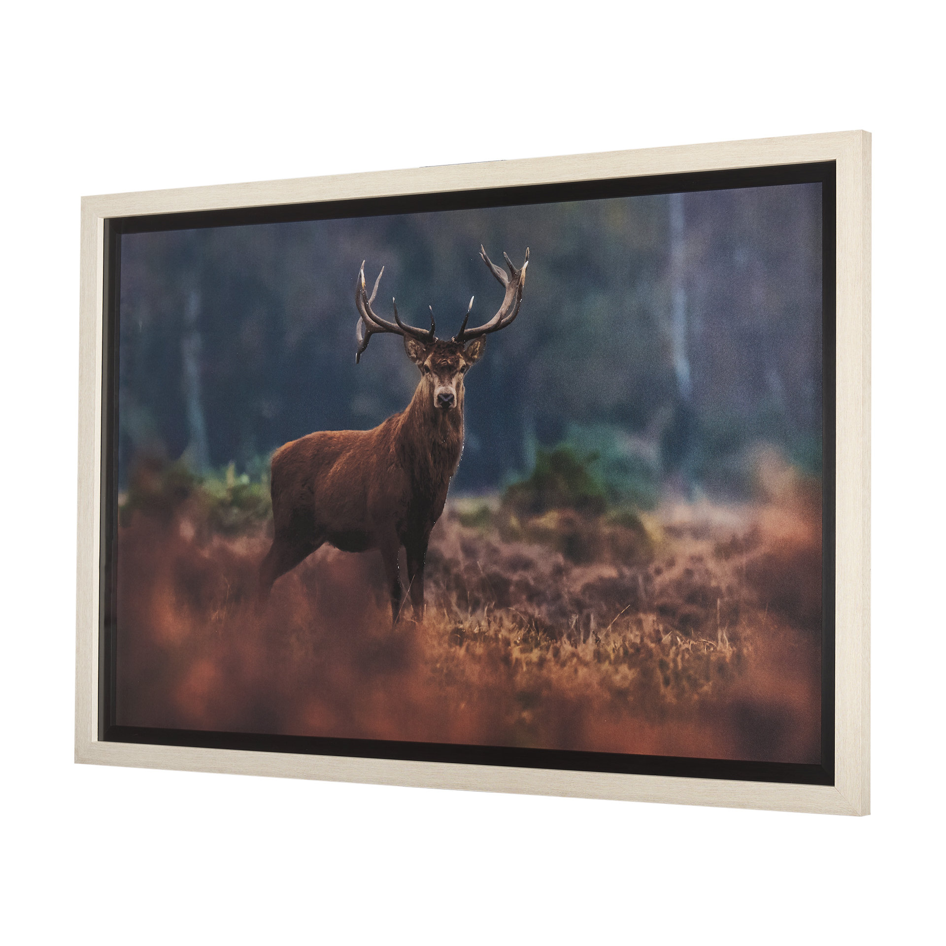 Loon Peak Glorious Stag a Hand Embelished Textured Framed Art Print ...