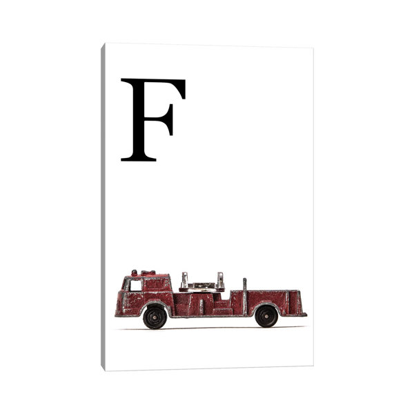 Williston Forge F Fire Engine Letter - Art Prints on Canvas | Wayfair.co.uk