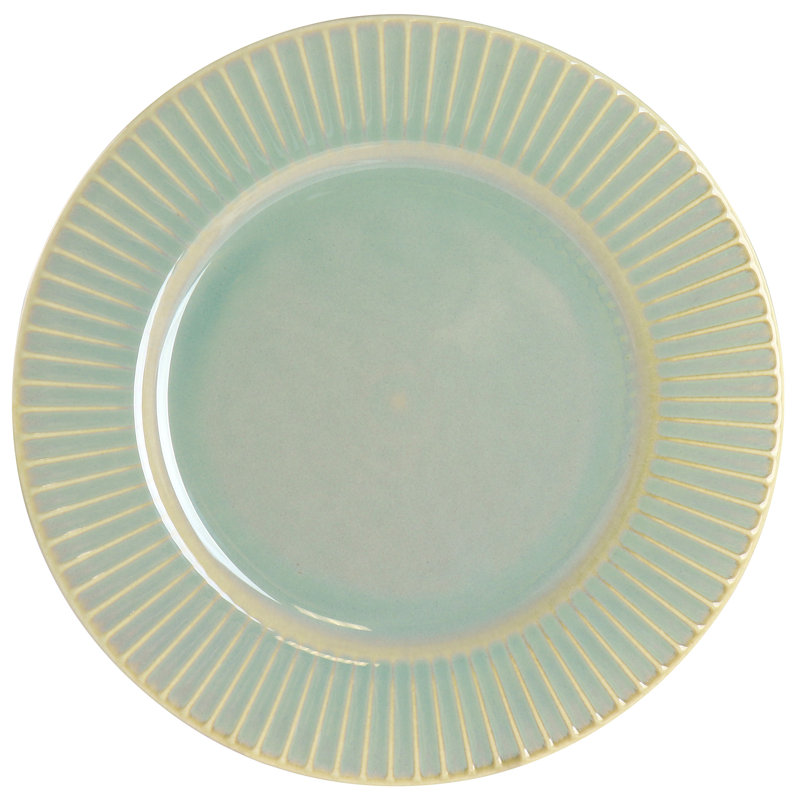 Gibson Elite 12 Piece Fine Ceramic Dinnerware Set in Light Green ...