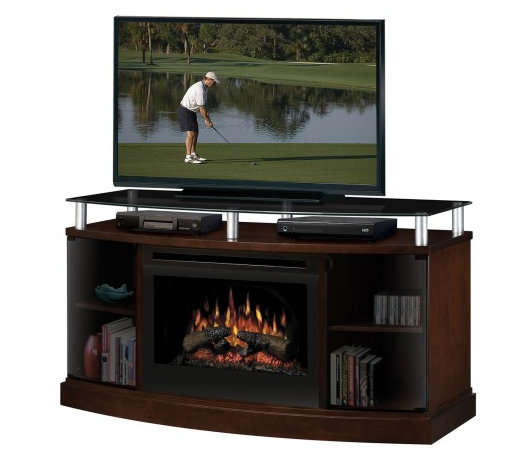 Dimplex TV Stand with Electric Fireplace | Wayfair