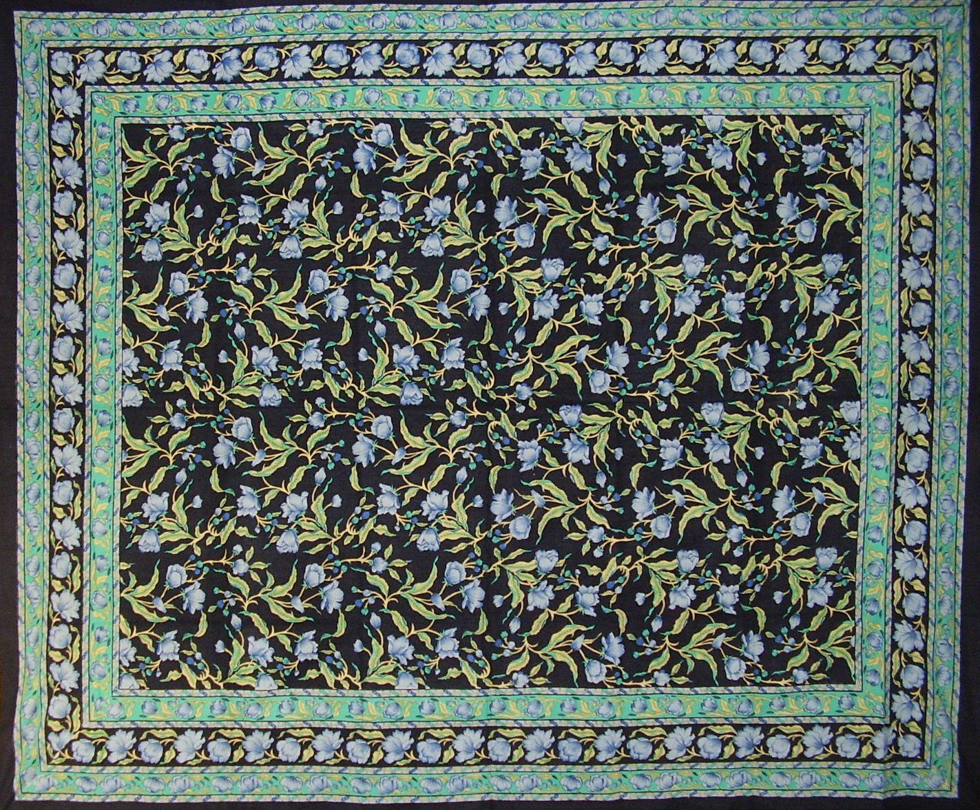 August Grove® Cotton Floral Print Tapestry | Wayfair