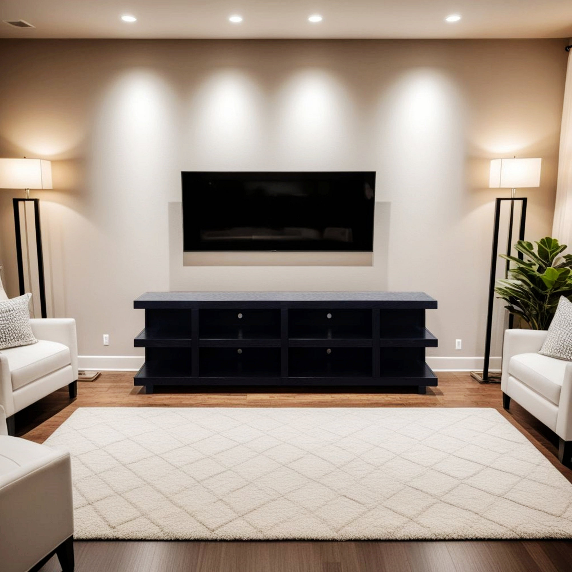 Corrigan Studio® TV Stand For Tvs Up To 95 Inches, Wooden Frame TV ...